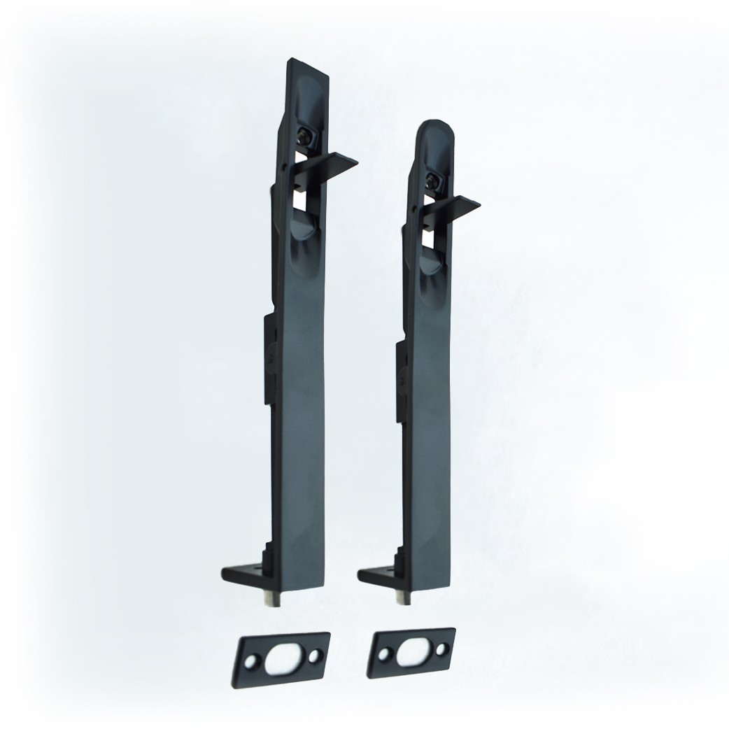 Lever Action Flush Bolts with Flat Keep Plate – Matt Black Powder ...