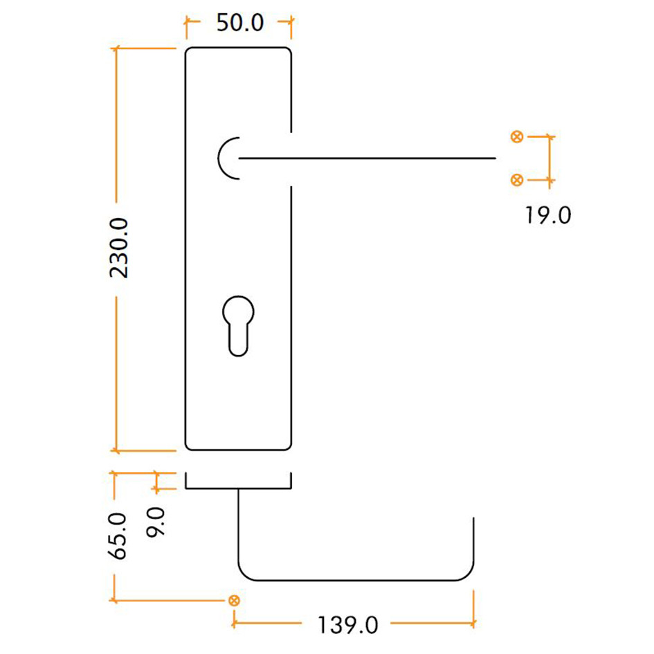 Euro Profile Lever Lock Furniture for DIN Lock Cases – Antimicrobial ...