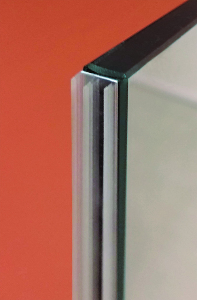 Self-Adhesive "Lip Seal" for Glass Hinged & Swing Doors – Supplied in ...