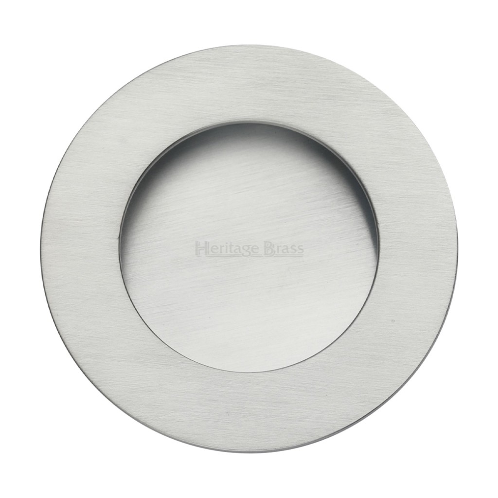 M Marcus Heritage Brass Round Flush Pull 63mm