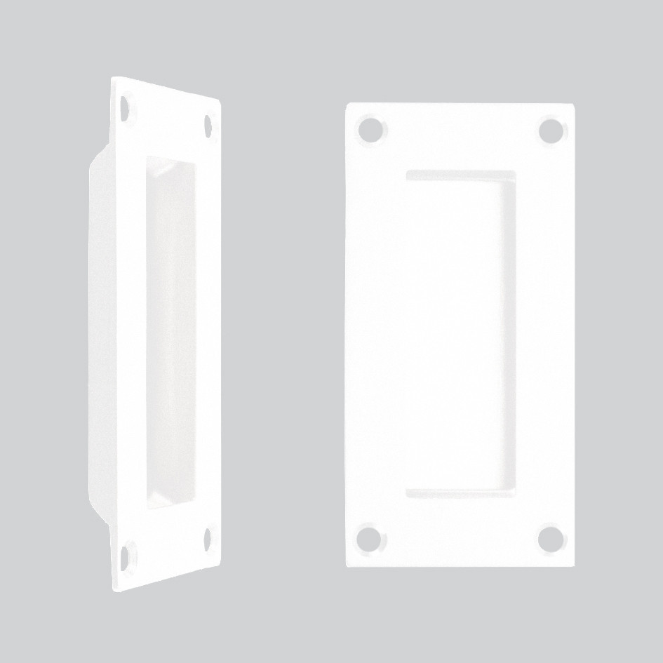 Rectangular flush pull handle 100 x 50mm | Poole Waite & Co. Ltd.