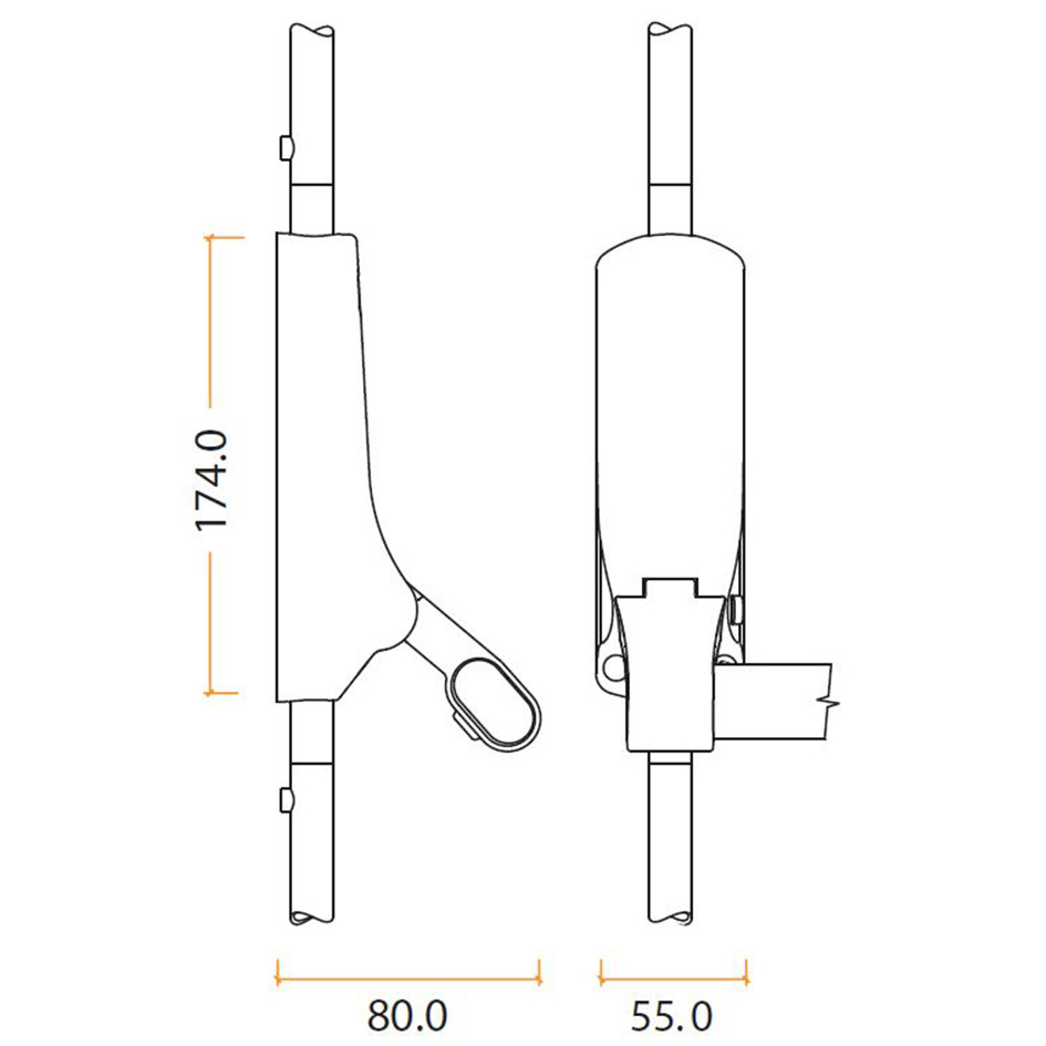 Single Panic Bolt Set – Satin Stainless Steel Effect | Poole Waite & Co ...