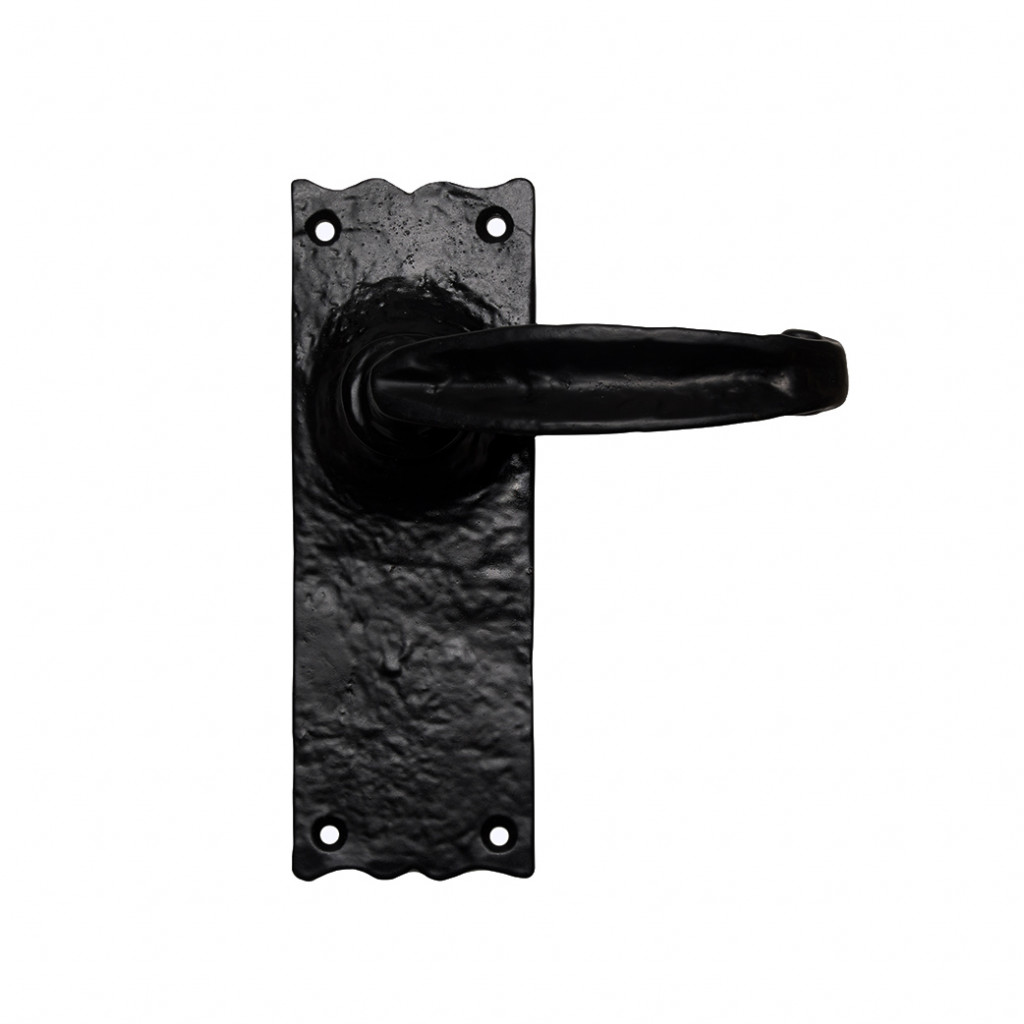 Carlisle Brass Traditional V Lever on Plate - Antique Black | Poole ...