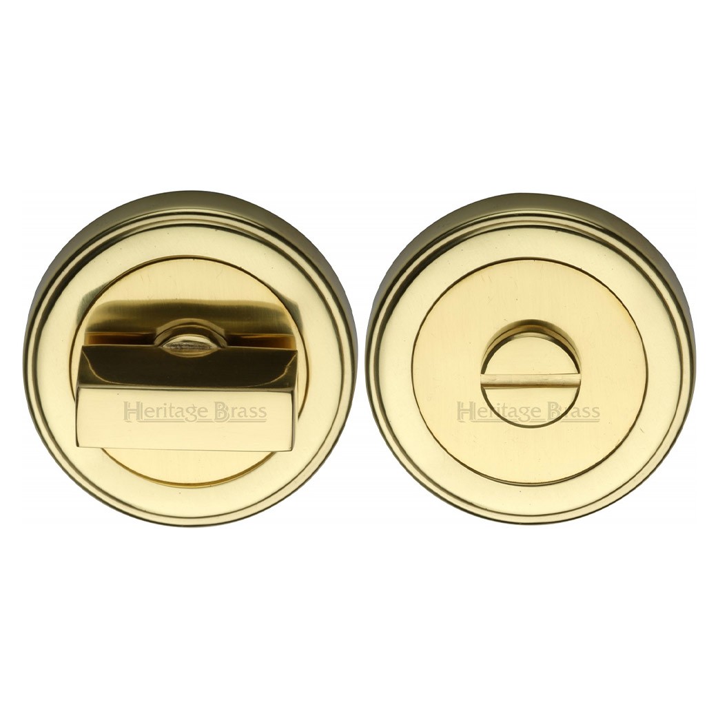 M Marcus Heritage Brass Round Turn & Release Cylinder Escutcheon with ...