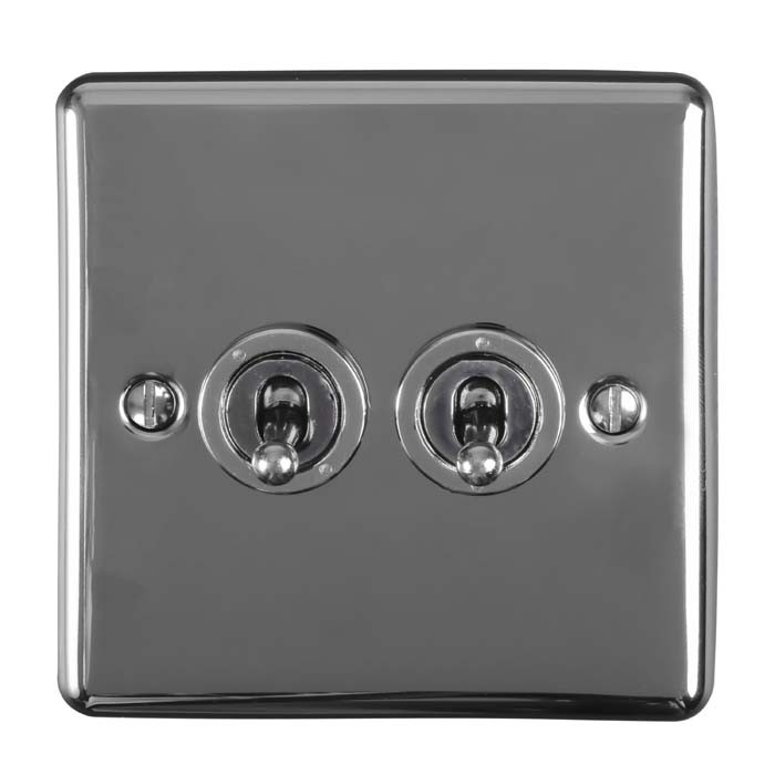 Carlisle Brass Eurolite Enhance Decorative 2 Gang 2 Way Toggle Switch ...