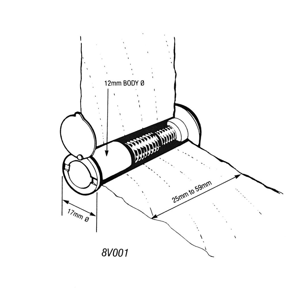 Chubb 8V001 Door Viewer | Poole Waite & Co. Ltd.