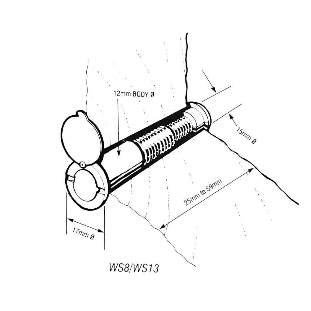 Chubb WS13 Door Viewer | Poole Waite & Co. Ltd.