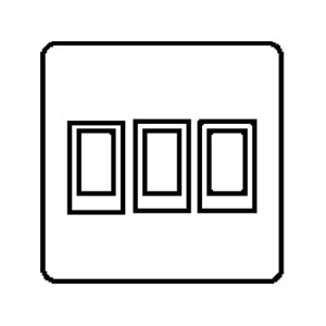 Heritage Brass Studio Range 3 Gang 2 Way Rocker Switch | Poole Waite ...