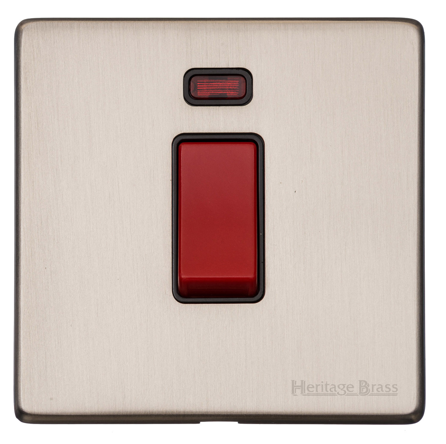 Heritage Brass Vintage Range 45 Amp Single Plate Cooker Switch | Poole ...