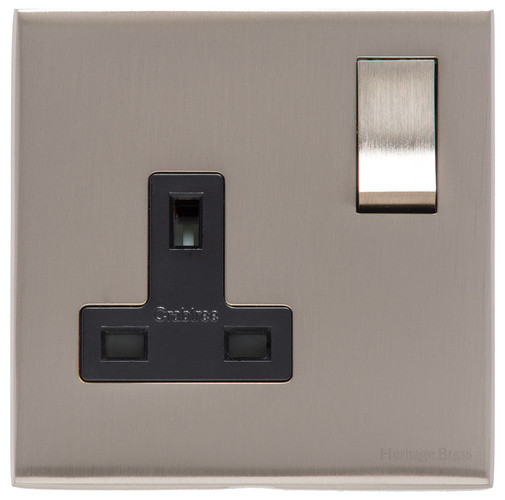 M Marcus Heritage Brass Winchester Range Single Switched Socket with ...