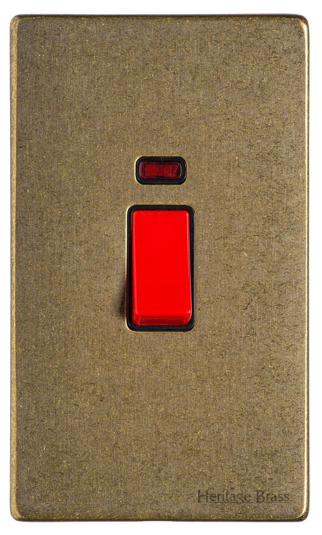 Heritage Brass Vintage Range 45 Amp Tall Plate Cooker Switch | Poole ...
