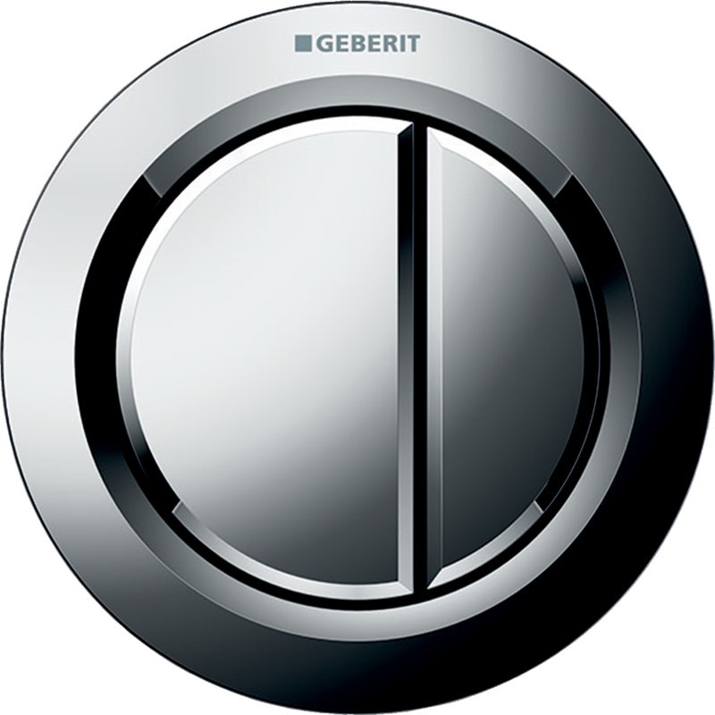 Geberit Flush Pneumatic Button - Polished Chrome | Poole Waite & Co. Ltd.