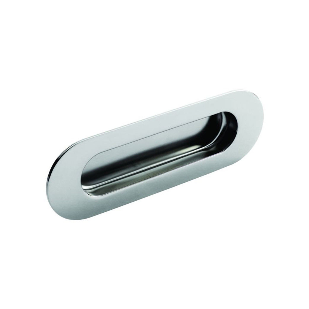 Carlisle Brass Eurospec Steelworx Radius Flush Pull 120mm x 40mm | Poole Waite & Co. Ltd.